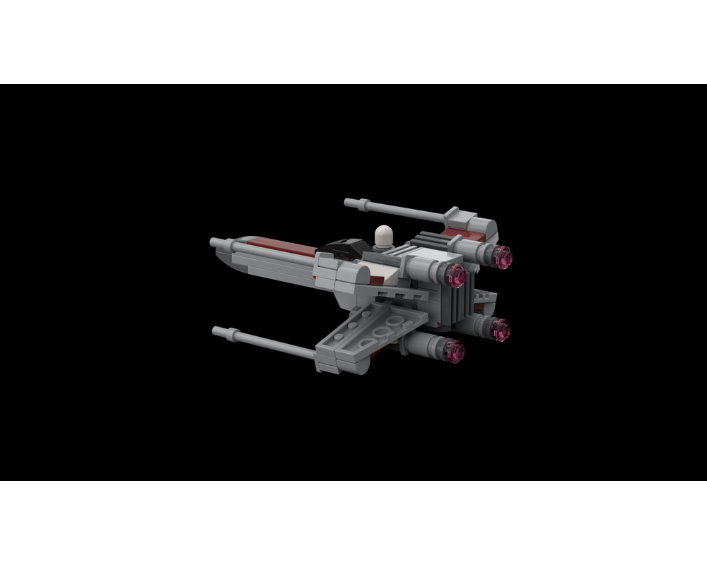 Lego Moc Micro X Wing By Szalonychemik Rebrickable Build With Lego