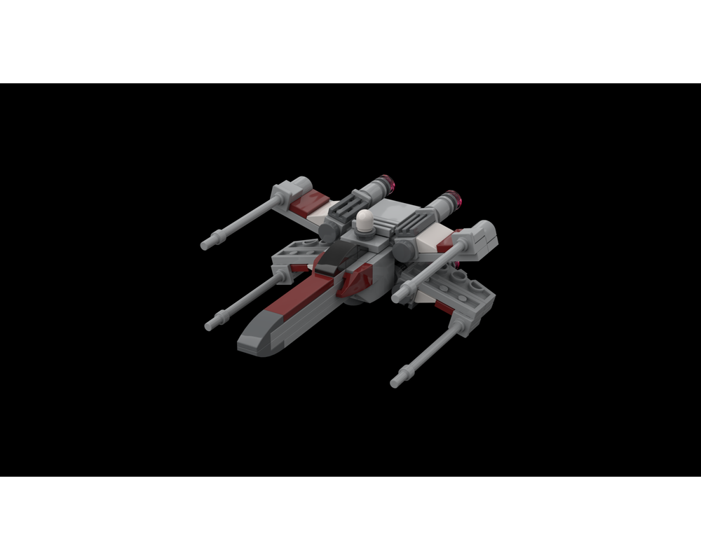 Lego Moc Micro X Wing By Szalonychemik Rebrickable Build With Lego