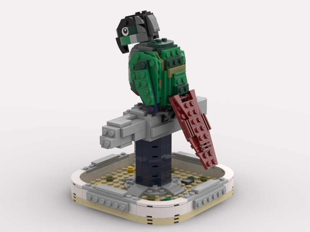 LEGO MOC Sun Conure / Green Cheek Conure by Penguins and plastic ...