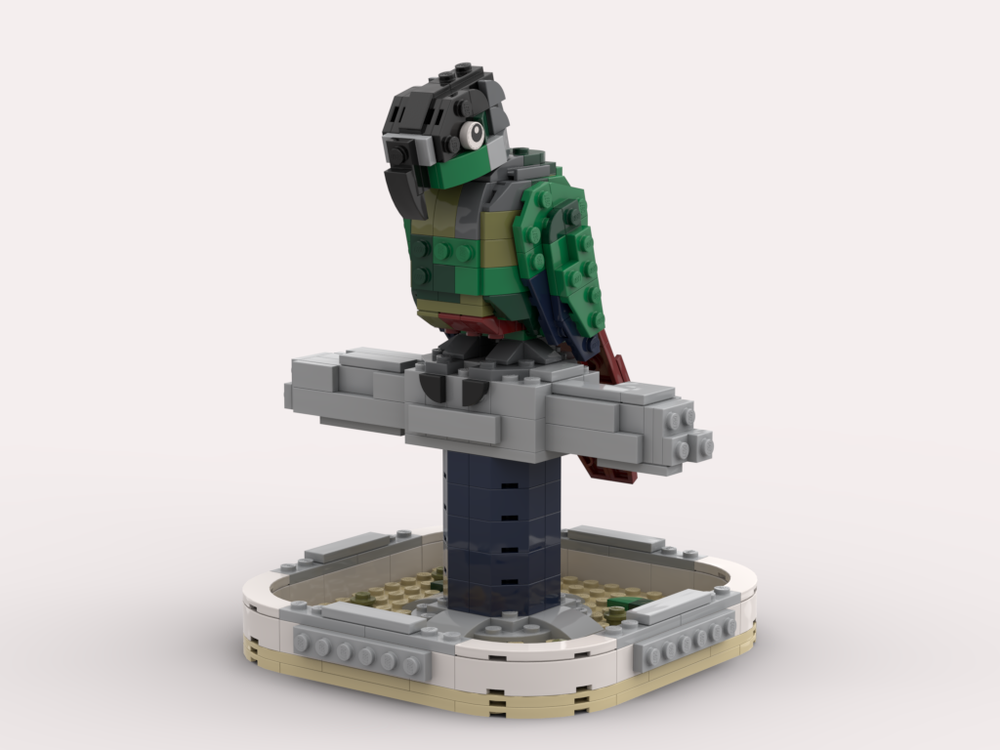 LEGO MOC Sun Conure / Green Cheek Conure by Penguins and plastic ...