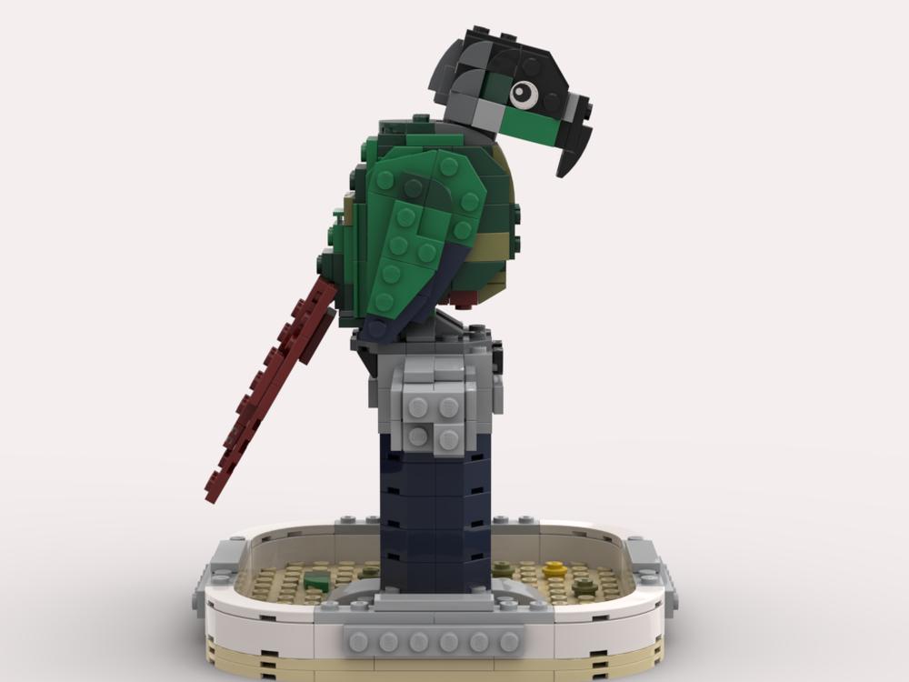LEGO MOC Sun Conure / Green Cheek Conure by Penguins and plastic ...