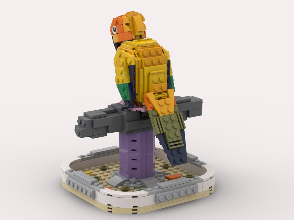 LEGO MOC Sun Conure / Green Cheek Conure by Penguins and plastic ...