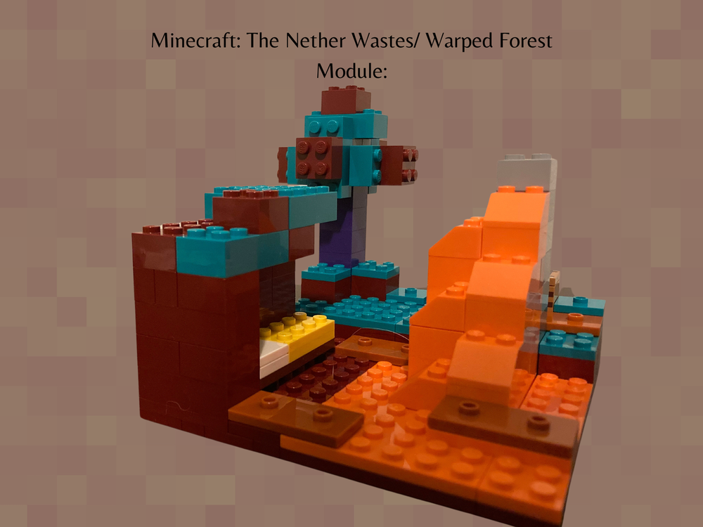LEGO MOC Minecraft: The Nether Wastes by Mykacore5000 | Rebrickable ...