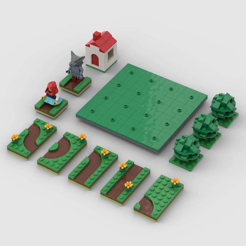 LEGO MOC Little Red Riding Hood Game by uminuo | Rebrickable - Build ...