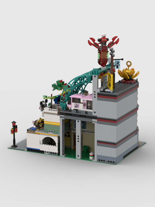 LEGO MOC City of Lanterns Modular by KTBrickworks | Rebrickable - Build ...