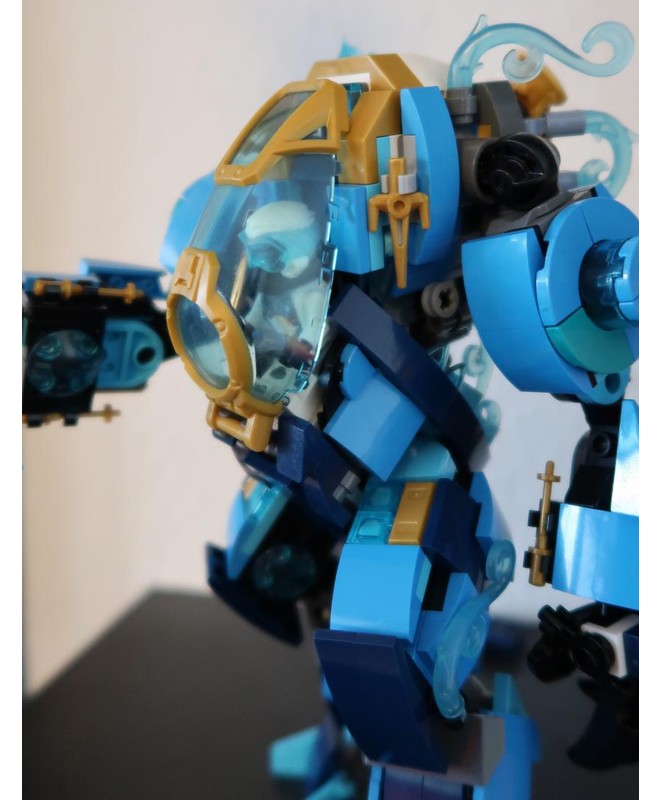 LEGO MOC Water Dragon Mech by re-creator | Rebrickable - Build with LEGO