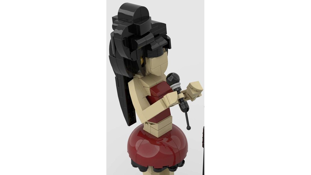 Lego Moc Amy Winehouse By Tiny Bricks Rebrickable Build With Lego