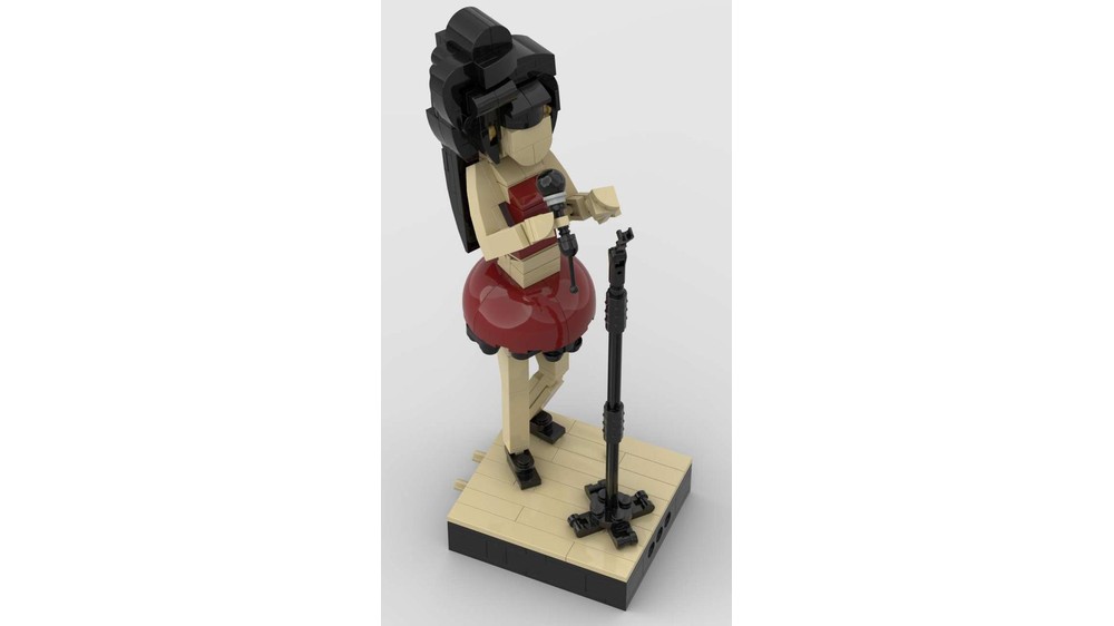 Lego Moc Amy Winehouse By Tiny Bricks Rebrickable Build With Lego