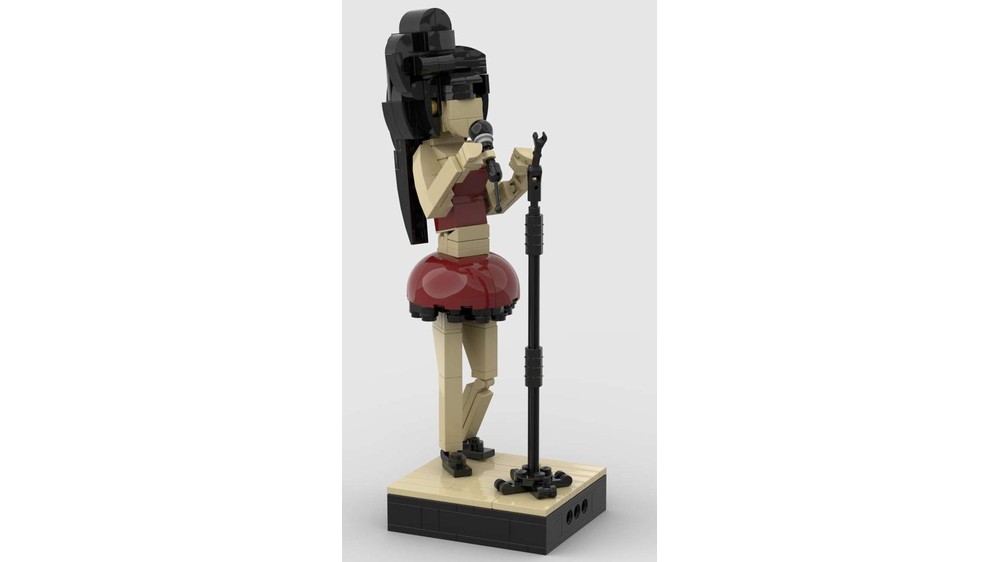 Lego Moc Amy Winehouse By Tiny Bricks Rebrickable Build With Lego