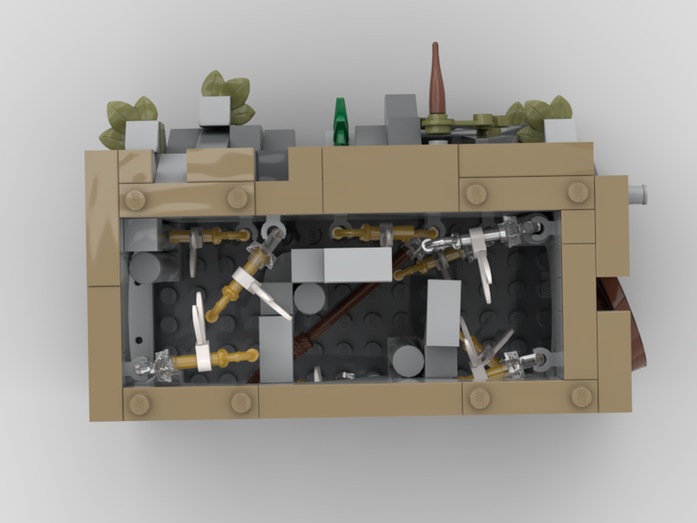 Lego Moc The Room Of Flying Keys By Legoharrypotter Rebrickable