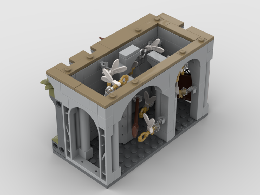 Lego Moc The Room Of Flying Keys By Legoharrypotter Rebrickable