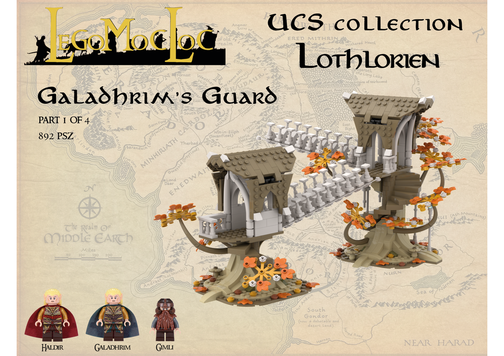 LEGO MOC UCS Lothlorien - Complete Bundle by LegoMocLoc | Rebrickable ...