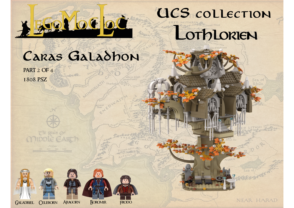 LEGO MOC UCS Lothlorien - Complete Bundle by LegoMocLoc | Rebrickable ...