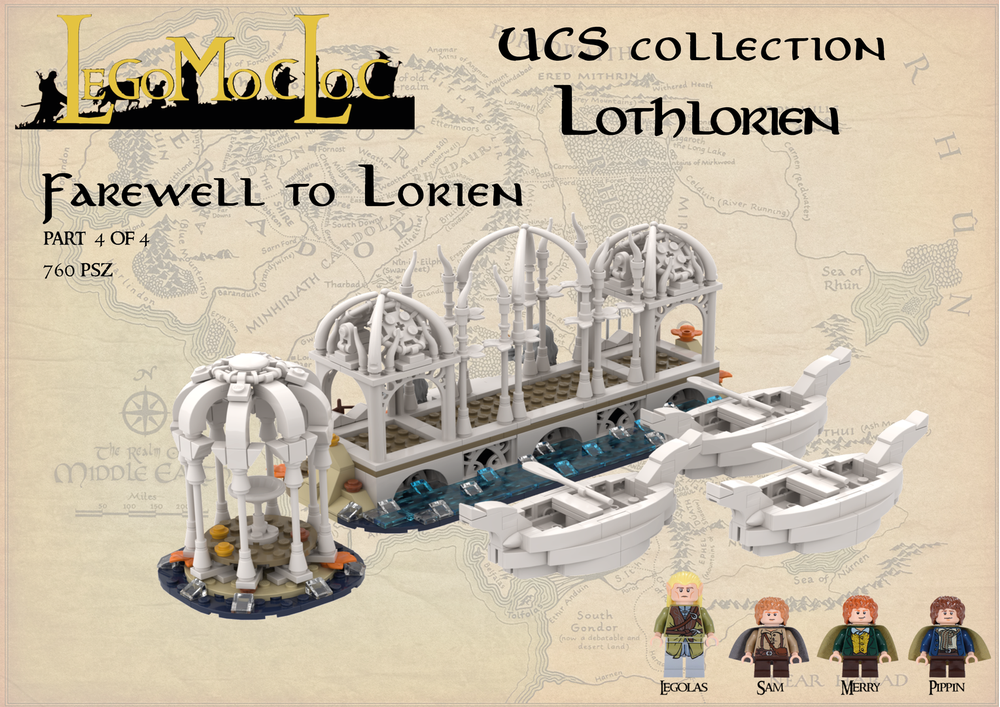 LEGO MOC UCS Lothlorien - Complete Bundle by LegoMocLoc | Rebrickable ...