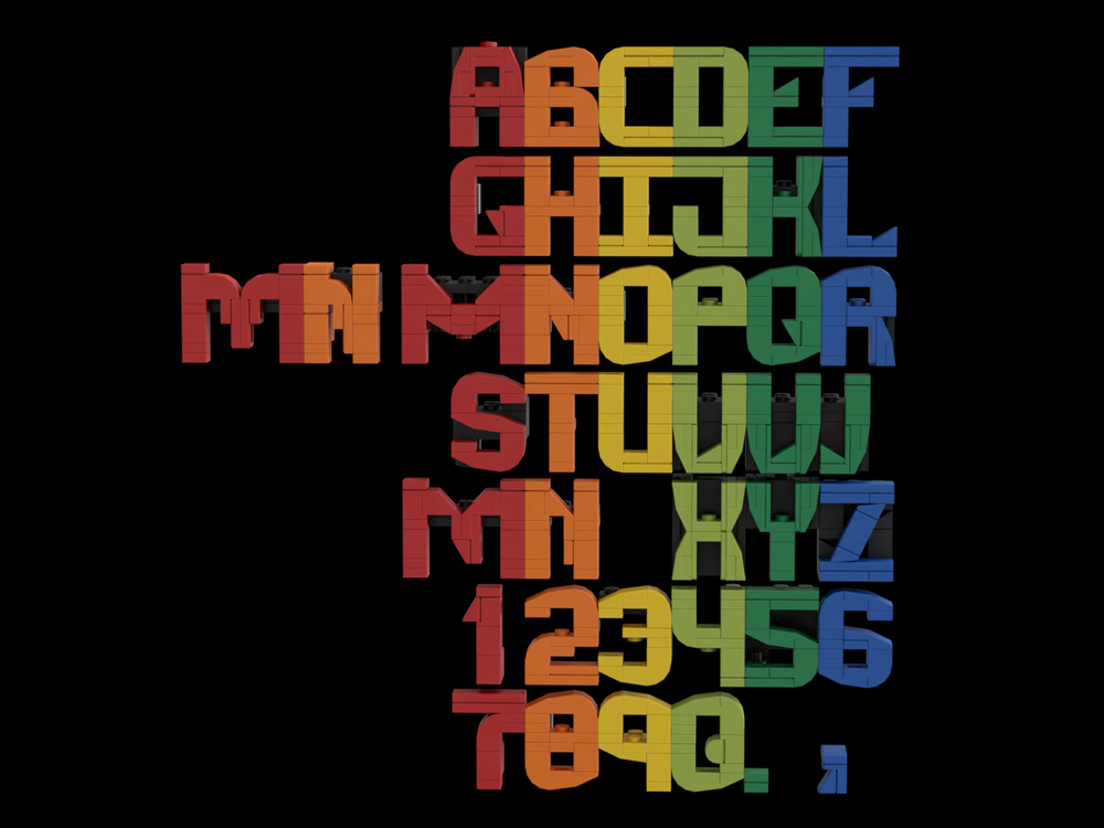 LEGO MOC-125515 LEGO Letters and Numbers_1 by Delightful LEGO ...