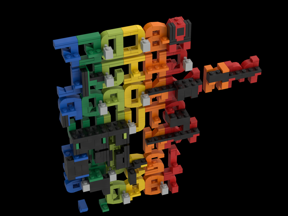 LEGO MOC LEGO Letters and Numbers_1 by Delightful LEGO | Rebrickable ...