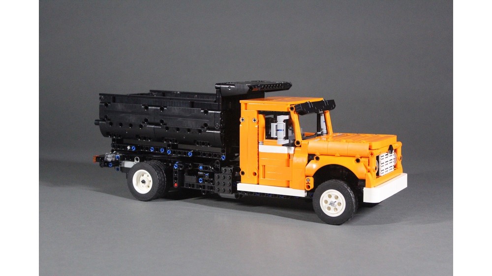 Lego Moc Classic Dump Truck By Jliu15 Rebrickable Build With Lego