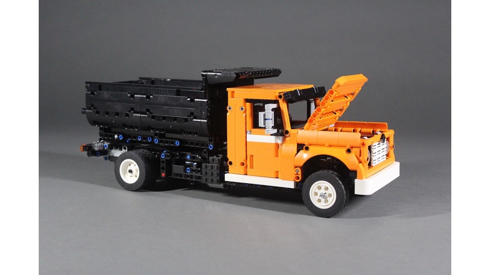 Lego Moc Classic Dump Truck By Jliu15 Rebrickable Build With Lego