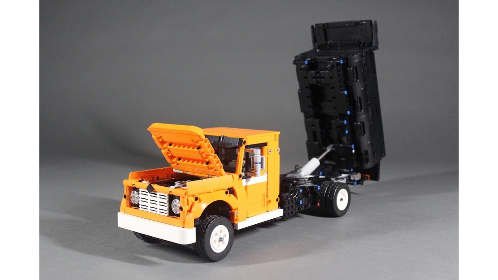 Lego Moc Classic Dump Truck By Jliu15 Rebrickable Build With Lego