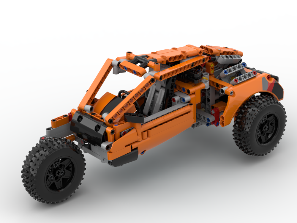 LEGO MOC-125517 Orange Carver - Three wheel tilting vehicle by cwbricks ...