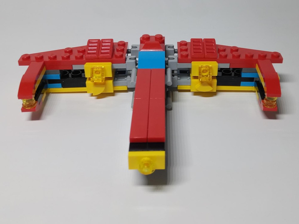 Lego Moc 31124 X Wing With Reinforced Wings By Dafeld Rebrickable