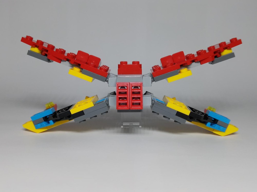 Lego Moc 31124 X Wing With Reinforced Wings By Dafeld Rebrickable