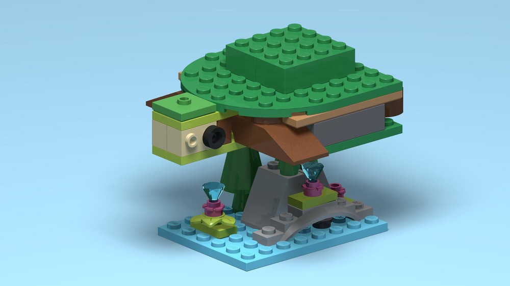 LEGO MOC 41677 Sea Turtle by mattking4 | Rebrickable - Build with LEGO