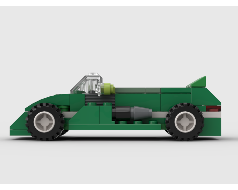 Lego Moc Green Racer By Lhendriksen Rebrickable Build With Lego