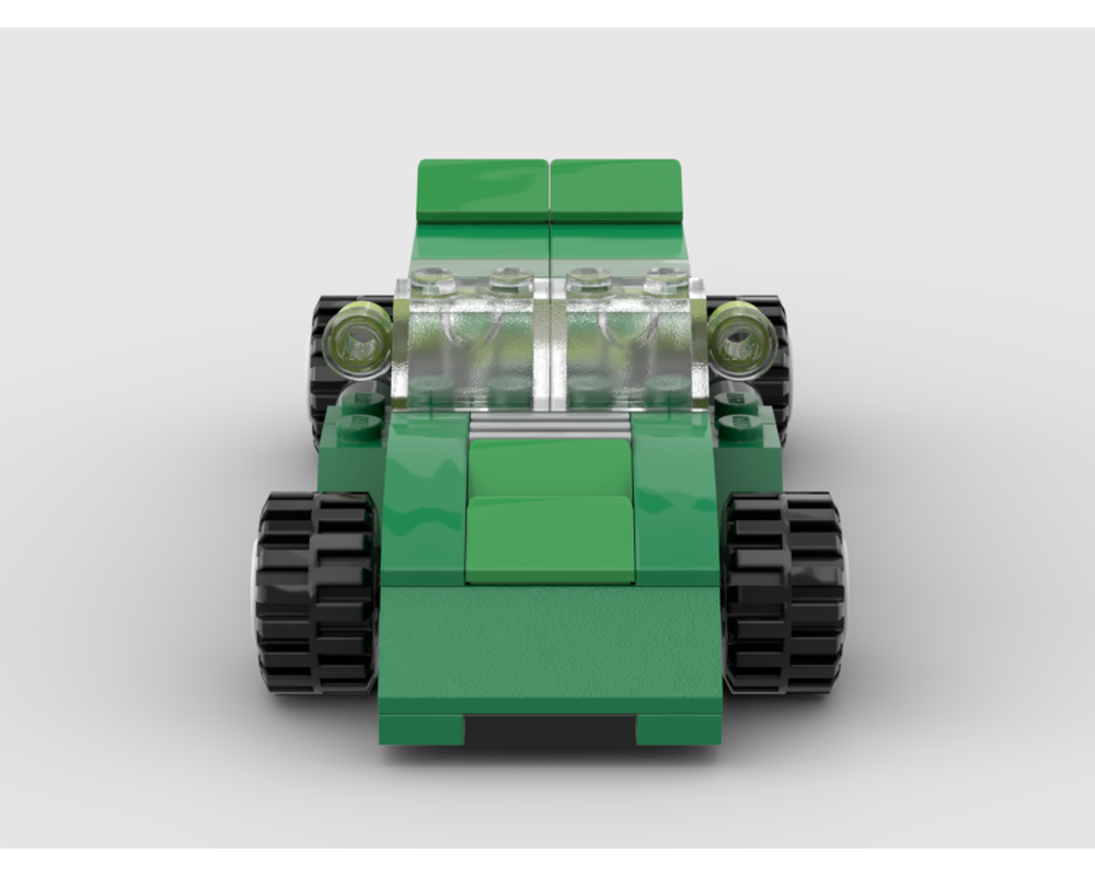 Lego Moc Green Racer By Lhendriksen Rebrickable Build With Lego