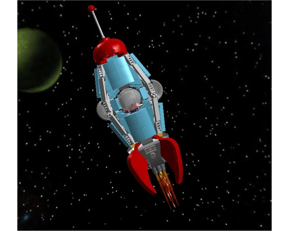 LEGO MOC Classic spaceship by Jaritimo | Rebrickable - Build with LEGO