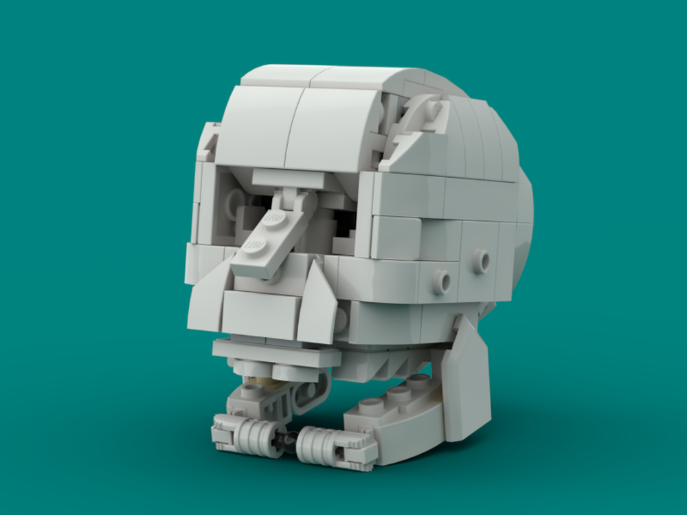 LEGO MOC Skull by Trex2020 | Rebrickable - Build with LEGO