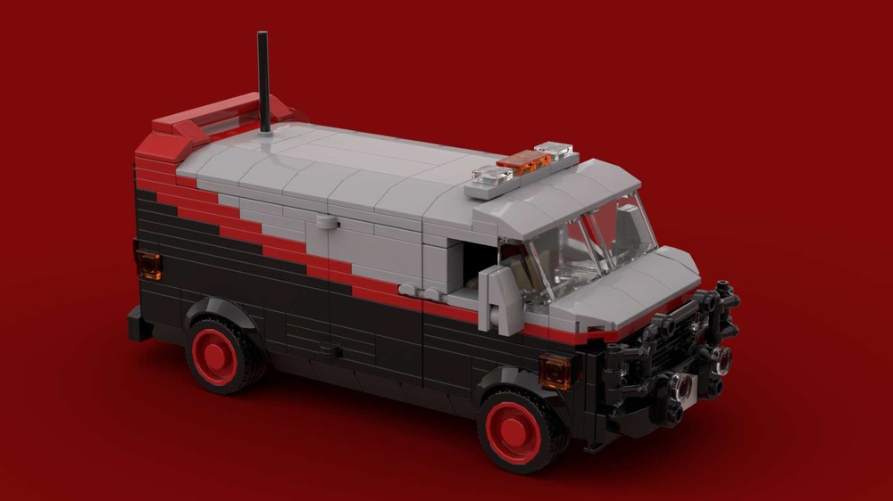 LEGO MOC A-team Van by Maiku__san | Rebrickable - Build with LEGO
