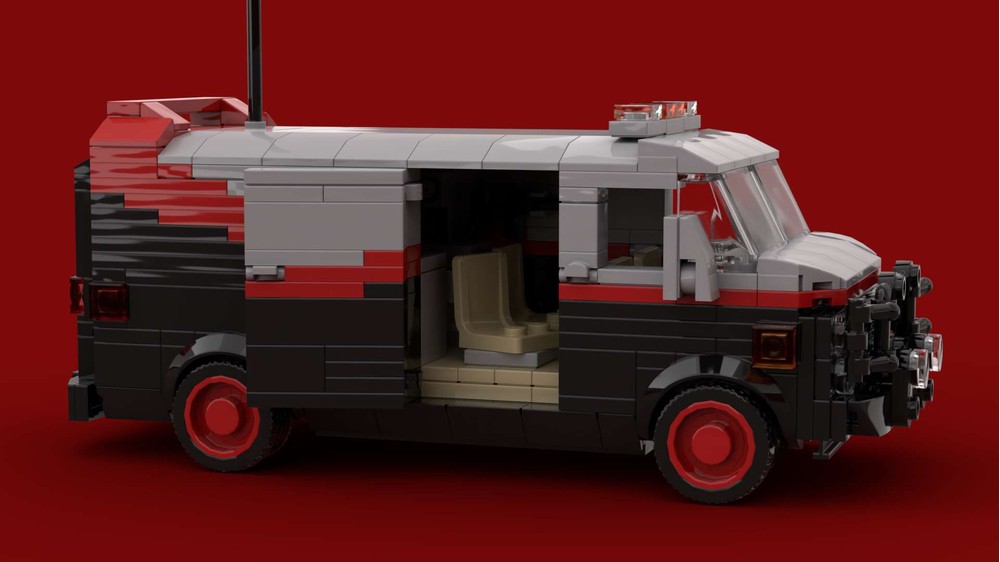 LEGO MOC A-team Van by Maiku__san | Rebrickable - Build with LEGO