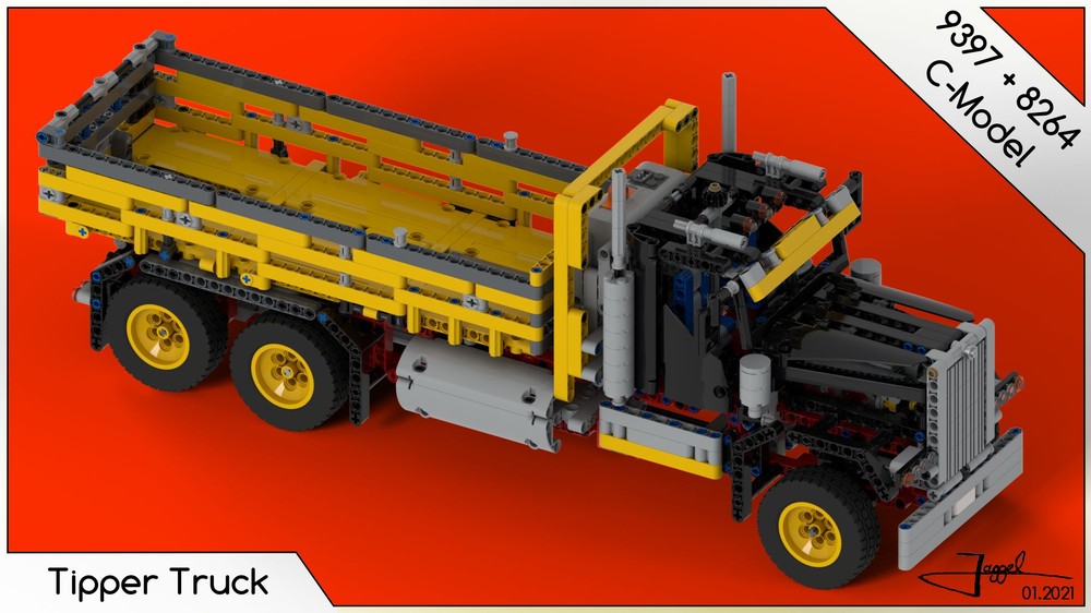 LEGO MOC LEGO 9397/8264 Tipper Truck by Jaggel | Rebrickable - Build ...