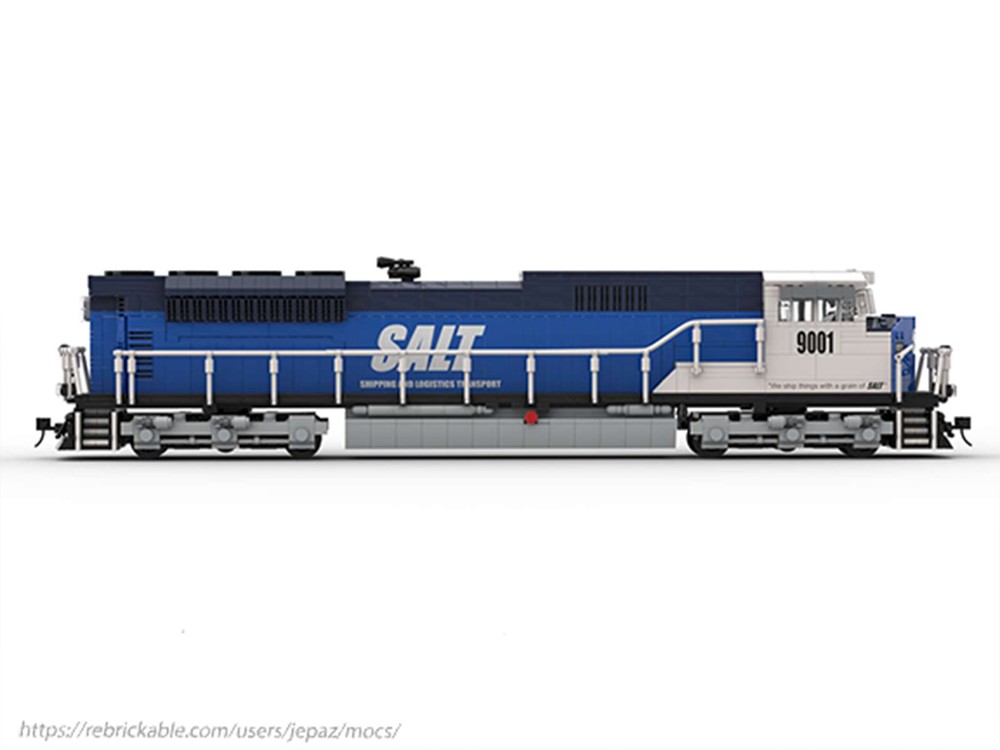LEGO MOC-125573 EMD SD90/43MAC Salt Fantasy Livery by jepaz ...