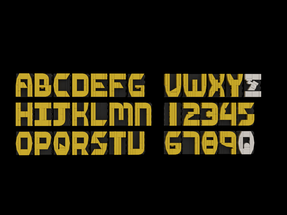LEGO MOC LEGO Letters and Numbers_2 by Delightful LEGO | Rebrickable ...