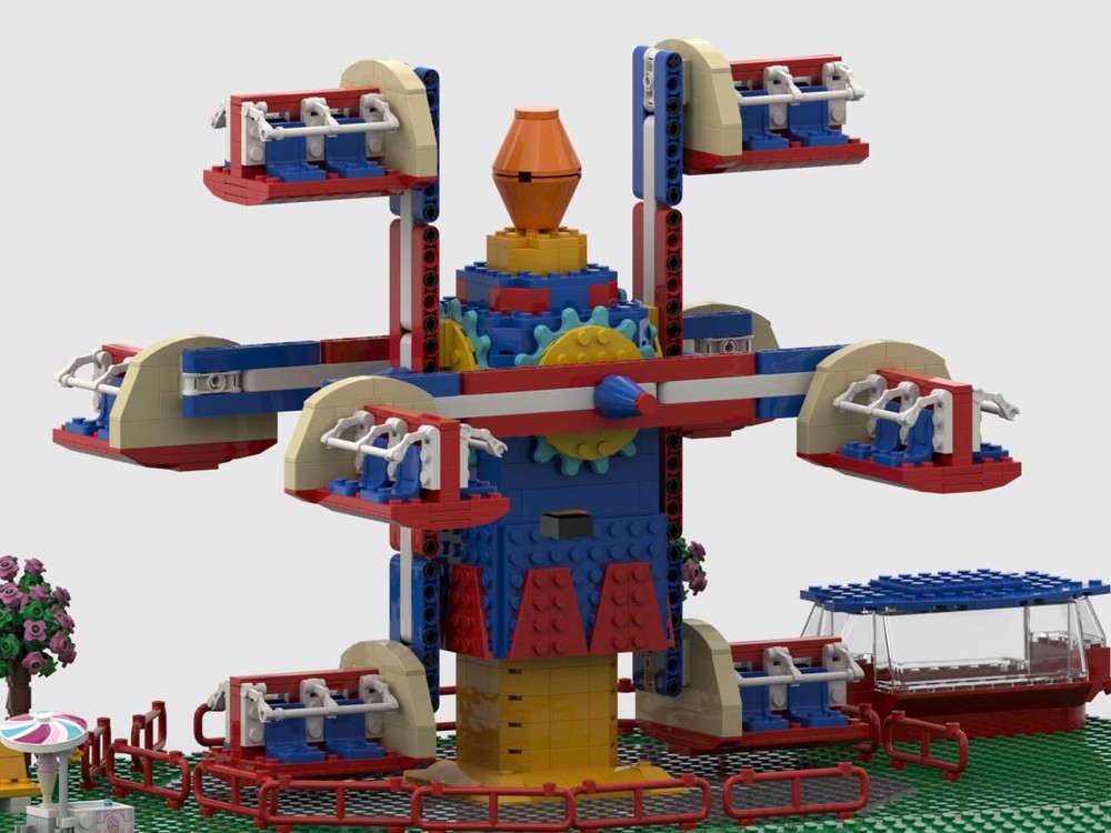 LEGO MOC NebulaZ Theme Park Ride by Gdale | Rebrickable - Build with LEGO