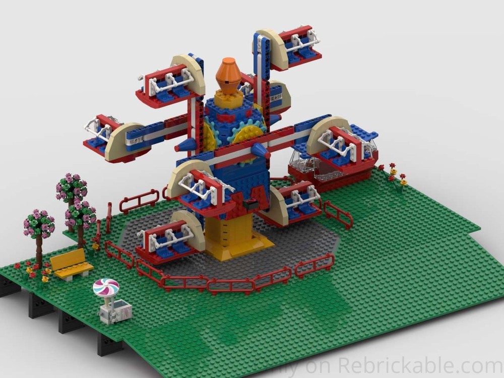 LEGO MOC NebulaZ Theme Park Ride by Gdale | Rebrickable - Build with LEGO