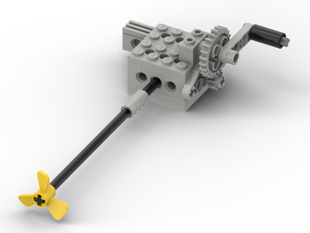 LEGO MOC Hot Drinks Mechanical Stirrer (keychain) by christov ...