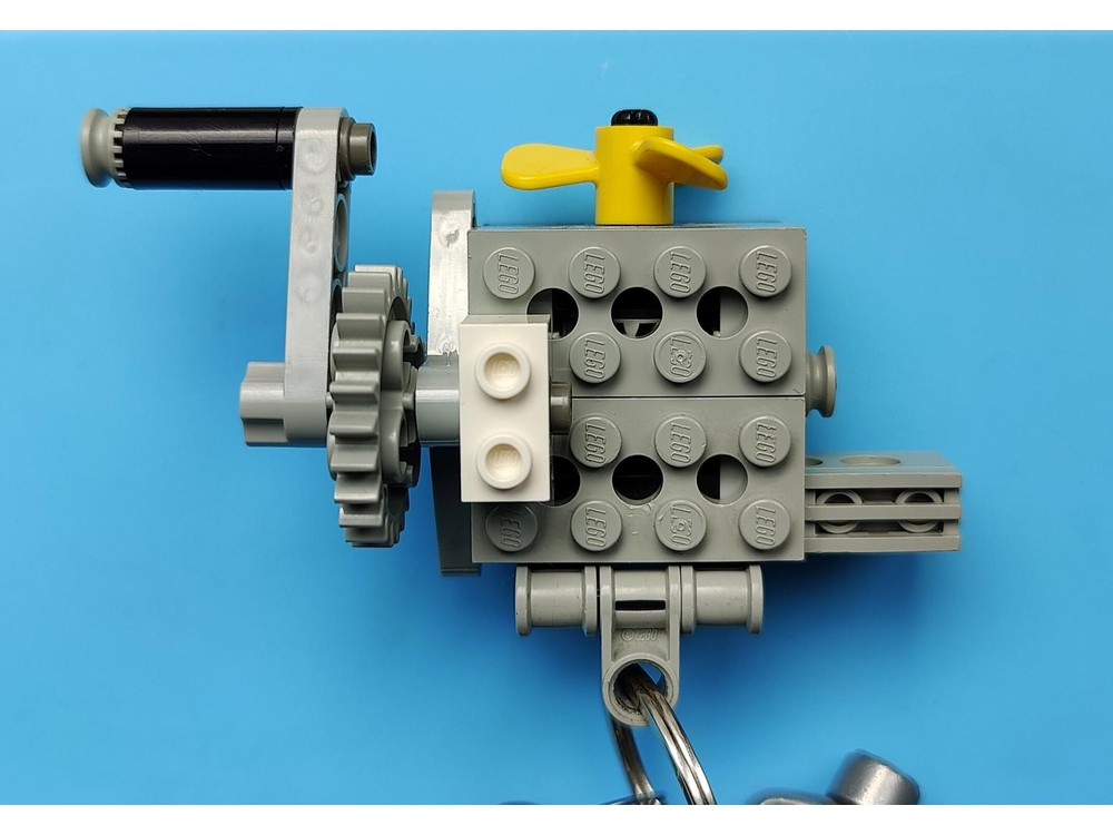 LEGO MOC Hot Drinks Mechanical Stirrer (keychain) by christov ...