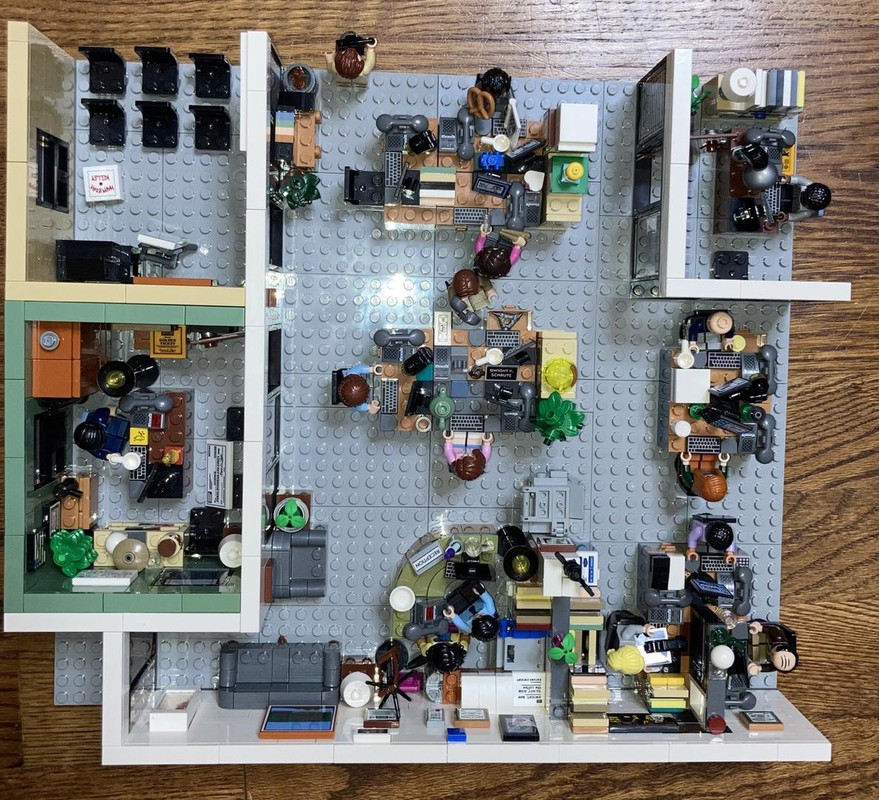 LEGO MOC The Office Bullpen Expansion by Ashyukun | Rebrickable - Build ...
