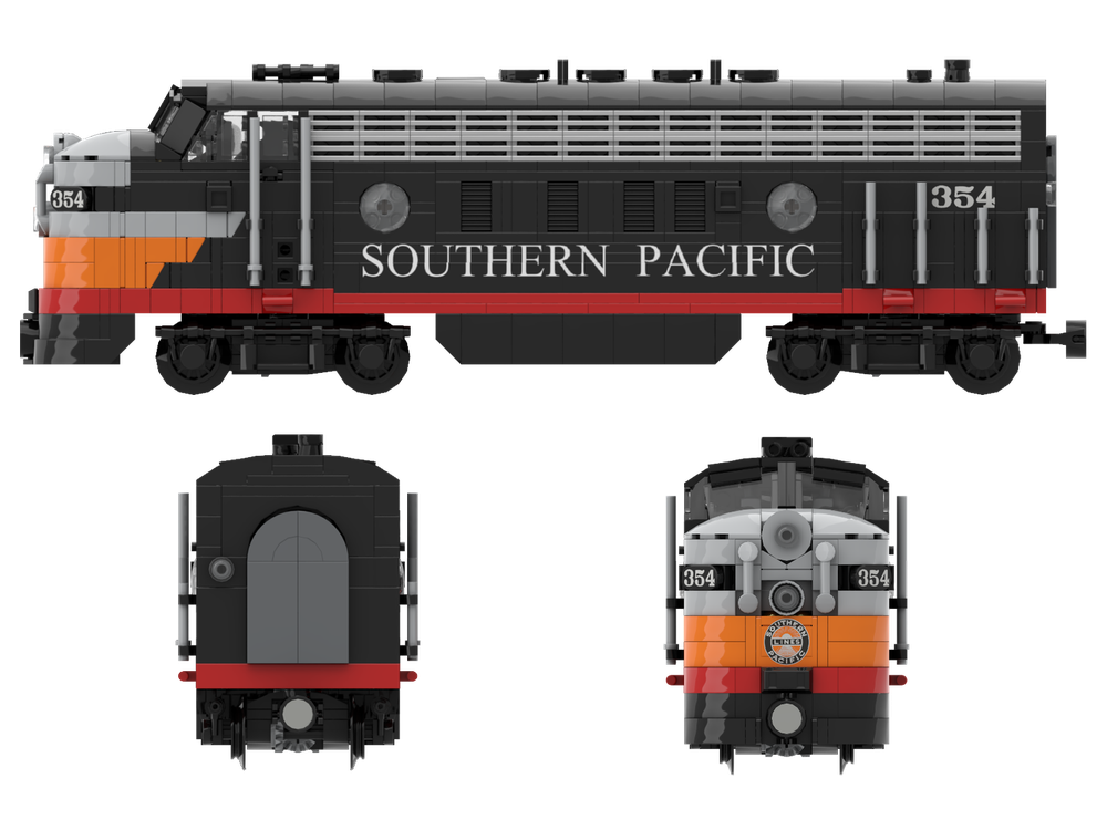 Lego Moc Sp Emd F7 By Dongeraldo Rebrickable Build With Lego