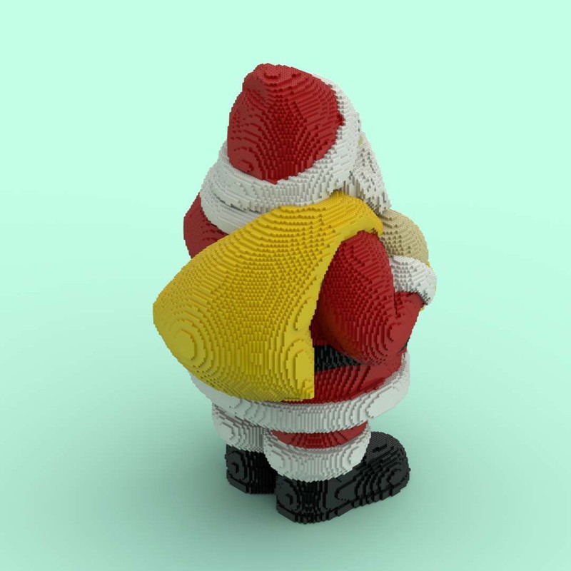 LEGO MOC Very Large Santa Claus by otterbournelego | Rebrickable - Build with LEGO