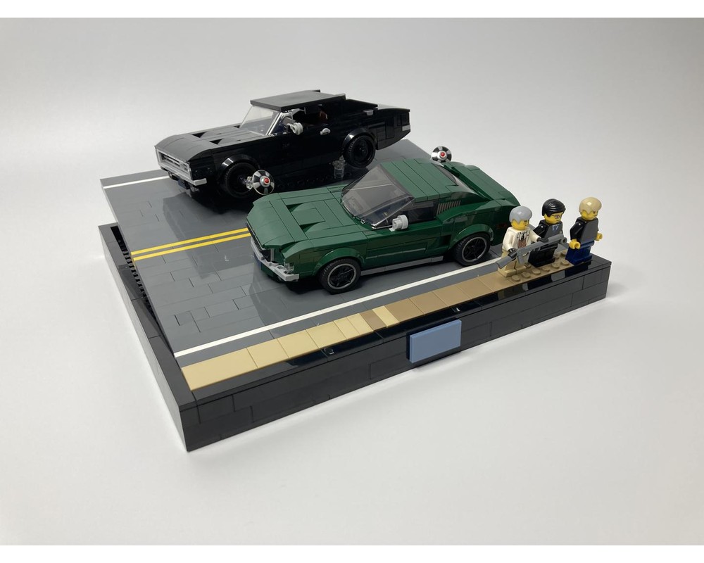 LEGO MOC Two Lanes Road Display by LeonhardJPG | Rebrickable - Build ...