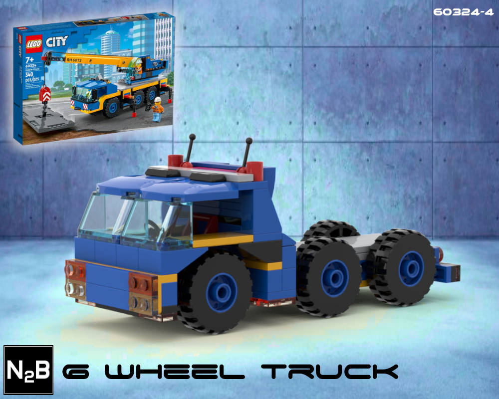 LEGO MOC-125681 Six Wheel Truck - Alternate build 4 Lego 60324 by ...