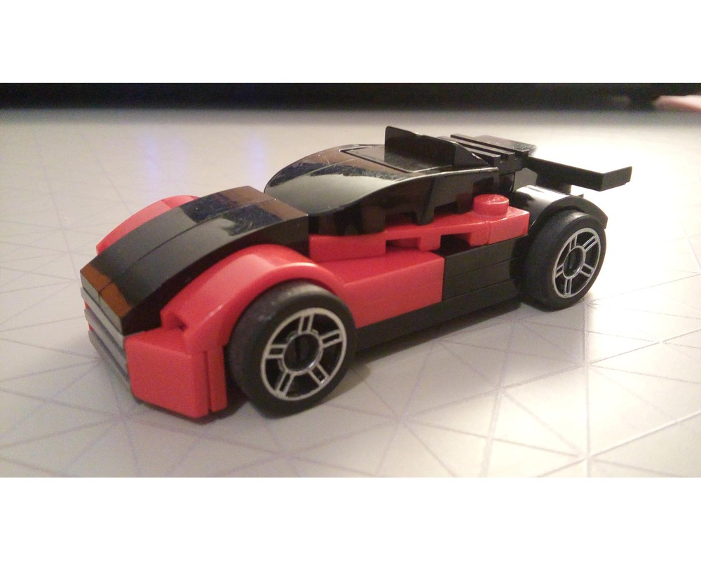 LEGO MOC Red car by Adrien | Rebrickable - Build with LEGO