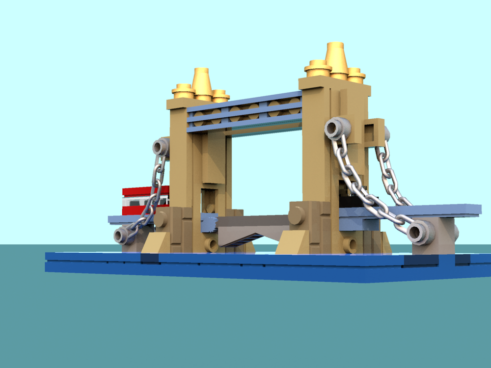 Lego Moc Nano Tower Bridge By Legoori Rebrickable Build With Lego