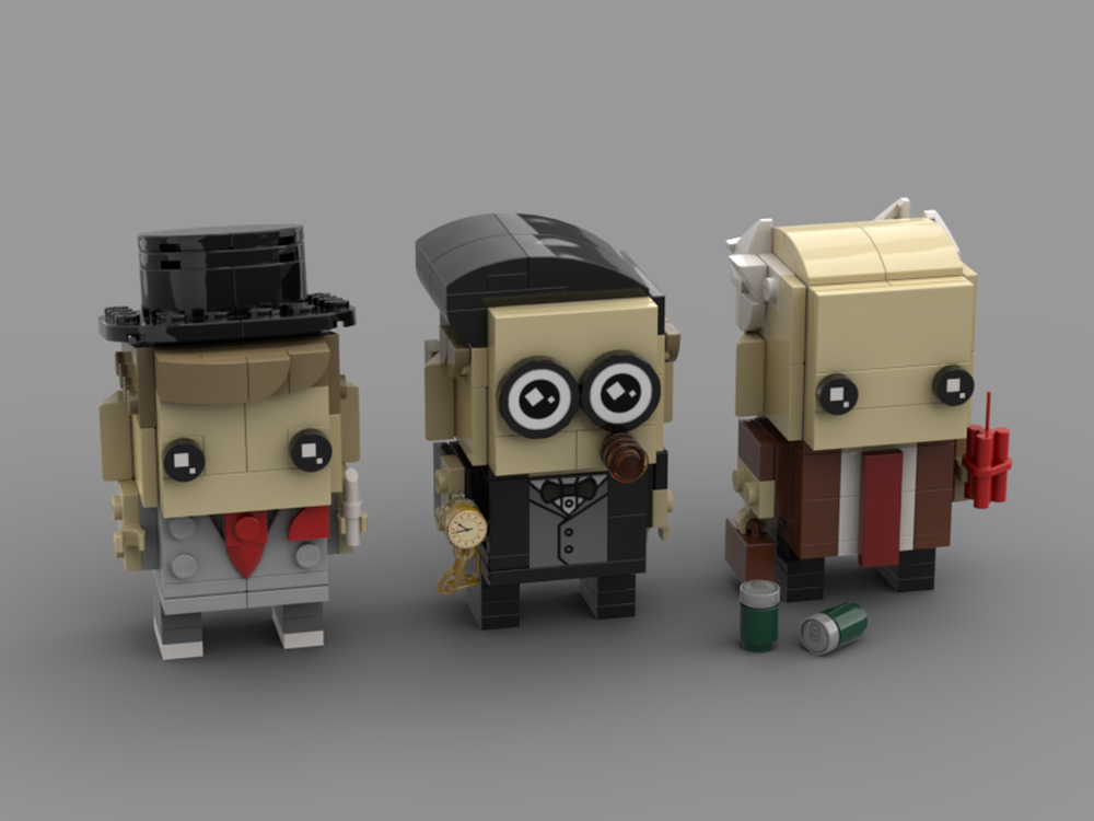LEGO MOC Jönssonligan Brickheadz (Jonsson League, Olsen-banden) by ...