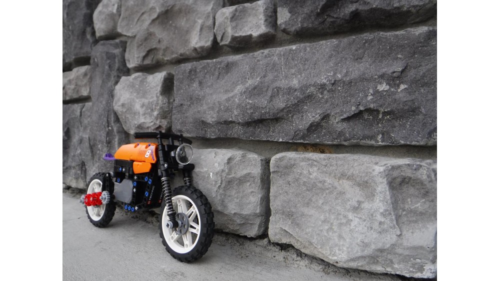 LEGO MOC TC13 Pullback Motorcycle by offroadcreations | Rebrickable ...
