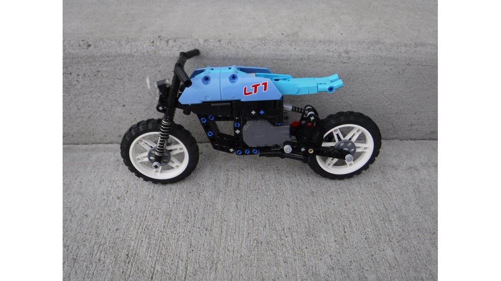 LEGO MOC TC13 Pullback Motorcycle by offroadcreations | Rebrickable ...